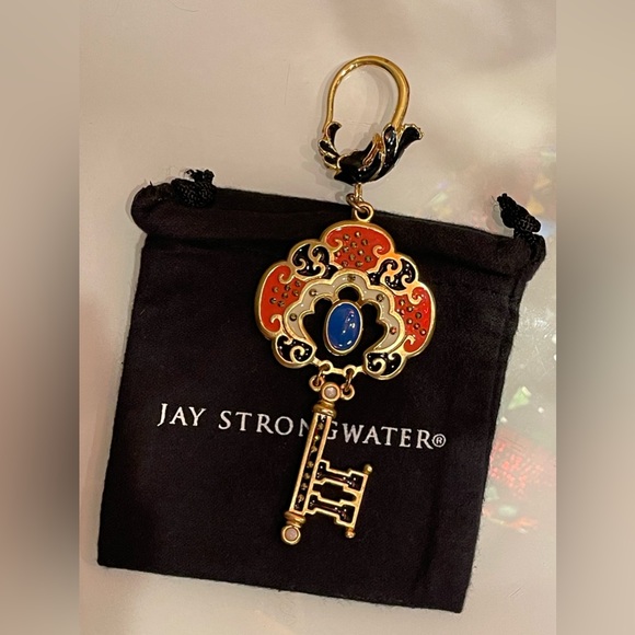 Jay Strongwater | Accessories | Jay Strongwater Large Enamelkey Keyring ...